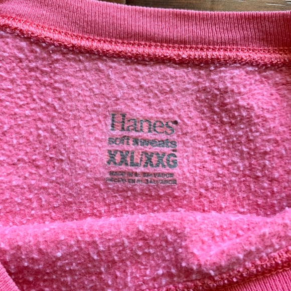 Hanes | Jackets & Coats | Pink Hanes Crewneck | Poshmark